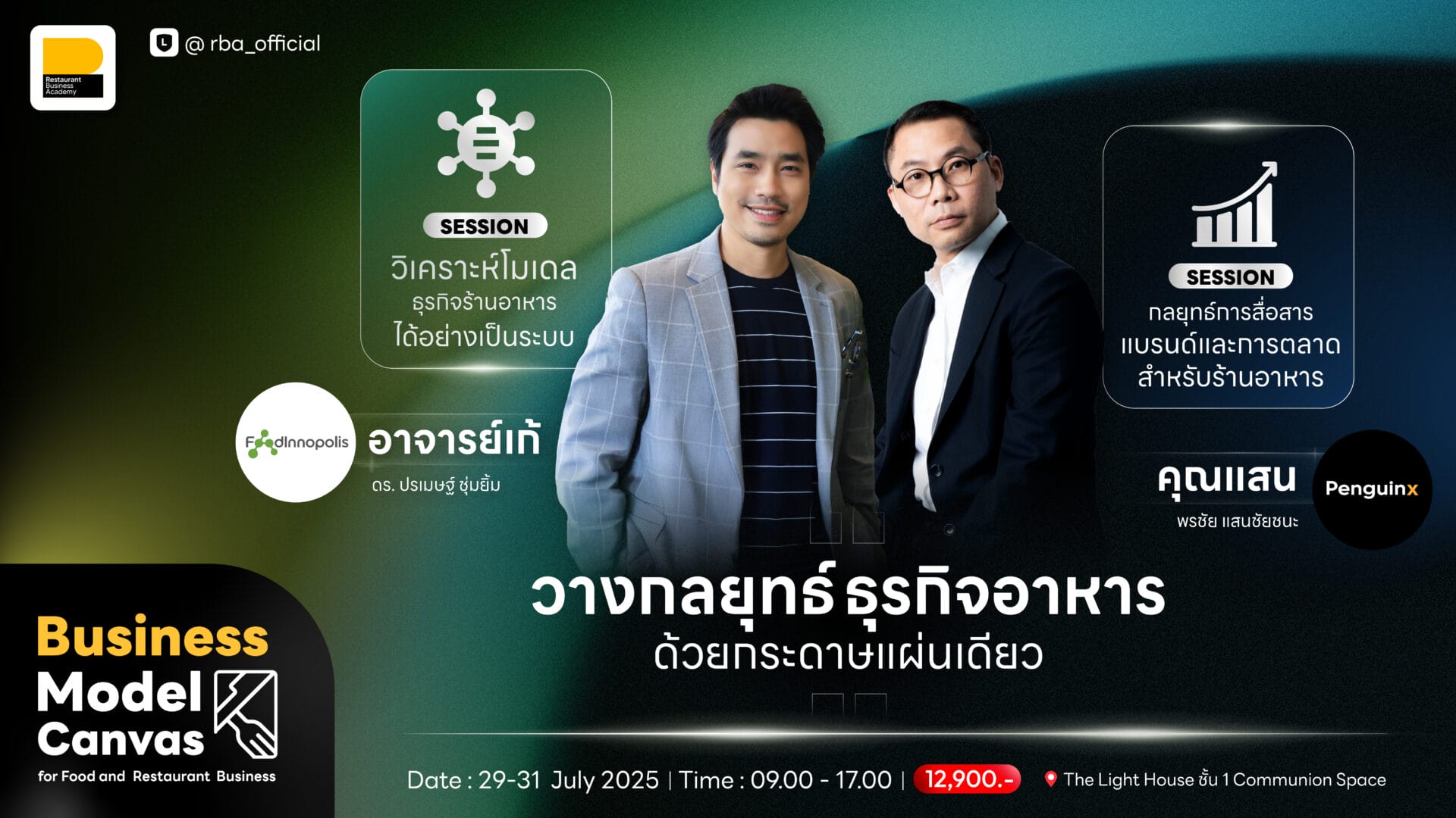 คอร์สเรียนออฟไลน์ – Restaurant Business Academy